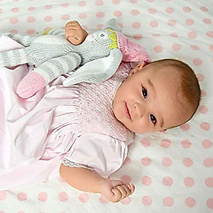 Petit Ami Baby Girls' Fully Smocked Dress with Lace Trim, 9 Months, Pink