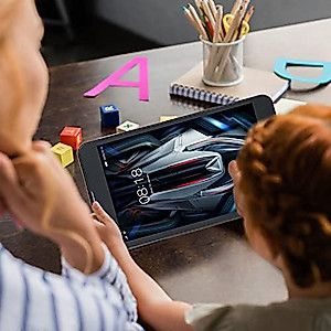 Garsentx 7inch Kids Tablet, WiFi Dual Band Calling Tablet, for Android 10, 2GB RAM 32GB Memory, 5G, IPS HD Display, 4500 mAh Battery, Tablet for Portable Entertainment (Black)