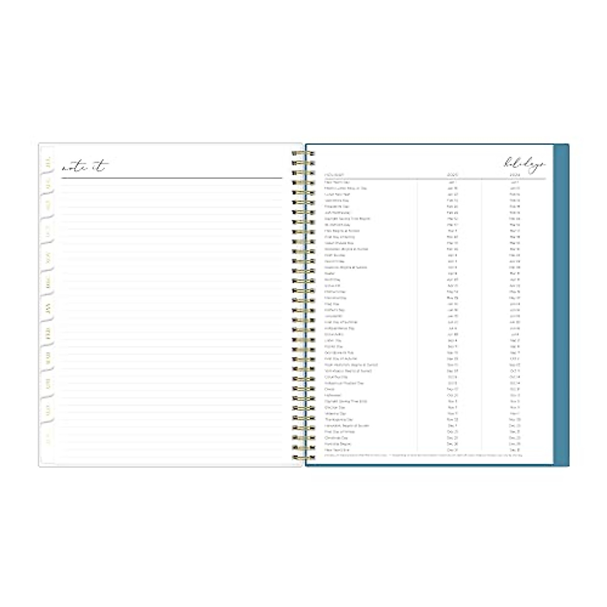 2023-2024 Blue Sky™ Life Note it® CYO Weekly/Monthly Academic Planning Calendar with Notes, 8-1/2" x 11", Bella, July 2023 to June 2024, 142181