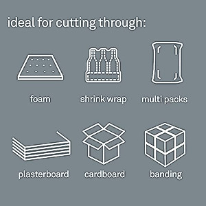 Slice 10560 3" Extra Long Insulation Foam Tool, Designed for Foam Cutting, Finger Friendly, Ceramic Blade, Automatically Retracts