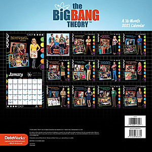 The Big Bang Theory 2021 Calendar