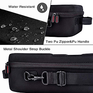 Hard Travel Case for Oculus Quest VR Gaming Headset and Controllers Accessories Waterproof Shockproof Carring case black