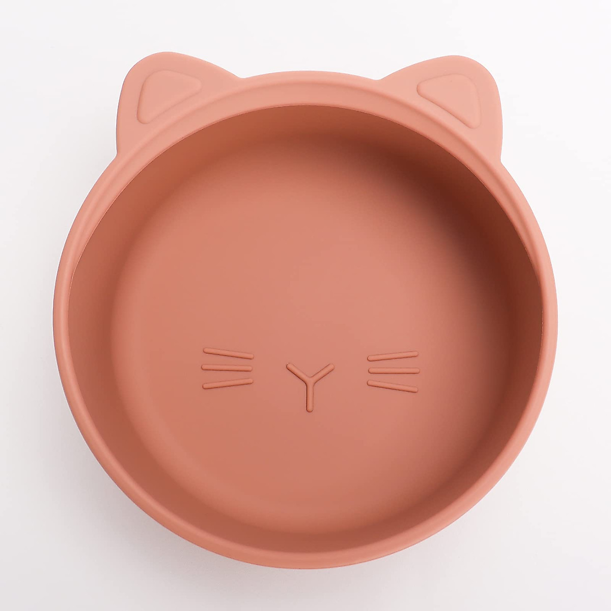 Ali+Oli Children's (3pc) Stackable Snack Bowl Set (Terracotta Blush) BPA Free Food-Grade Silicone Bowls for Infant & Toddler