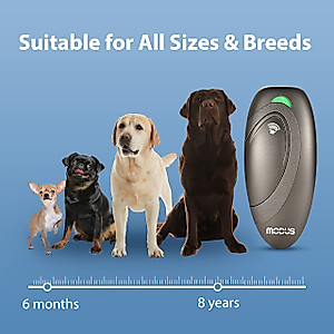 MODUS Ultrasonic Dog Barking Deterrent, 2-in-1 Dog Training and Bark Control Device,Bark Collar Alternative Anti-Barking Device,Most Effective Behavior Aid - Barking Silencer Indoor/Outdoor