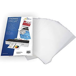 Royal Sovereign Thermal Laminating Pouches, 3 Mil, Legal Size 14.25" x 8.75 x 0.7" Inches, Clear Gloss, 100 Pouches (RF03LEGL0100), for Kids-modelUY252