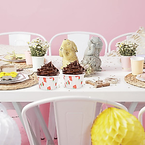 ABOOFAN 100pcs Cupcake Liners Strawberry Standard Paper Baking Cups Cupcake Liners Muffin Baking Cupcake Mold to Use for Pans