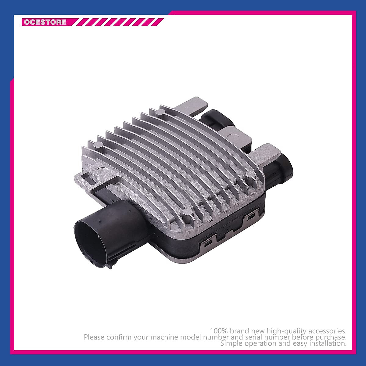 Ocestore AJ51-15-15YA Cooling Fan Unit Control Module 7T438C609BA Compatible with S60 S80 V70 XC70 XC60 7G919A819AA Cooling Fan Module 940004300