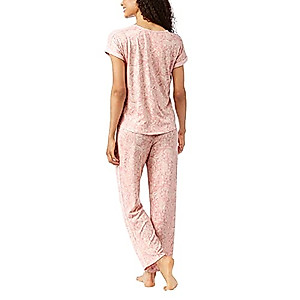 Lucky Brand Ladies' 4-Piece Pajama Set XS Size (Mini Denim Floral)