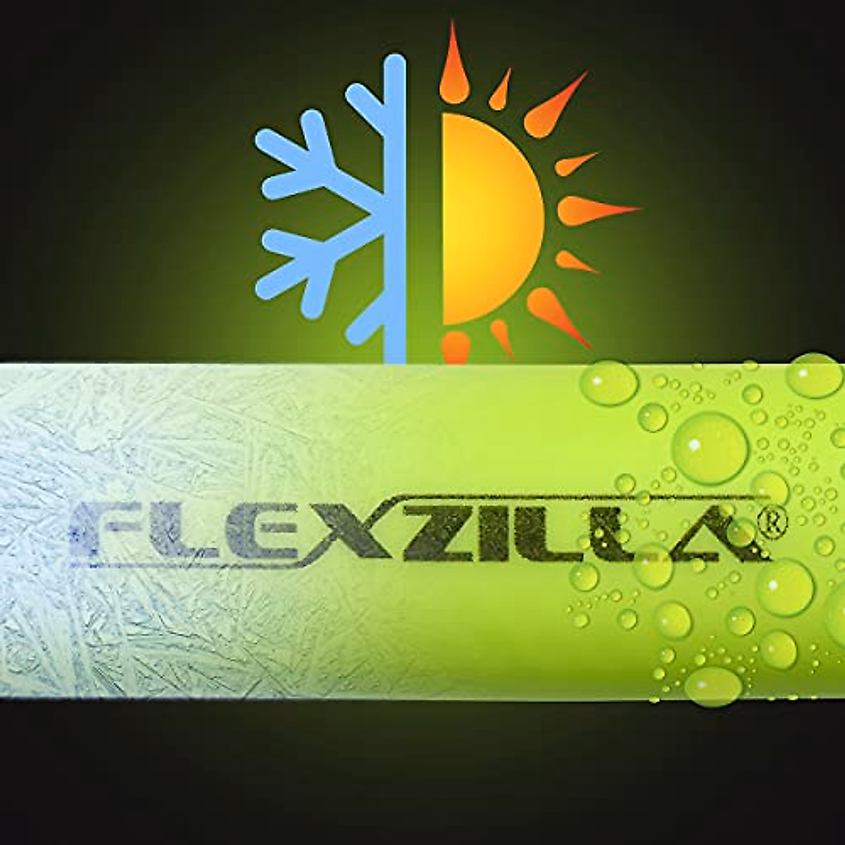 Flexzilla Pro Air Hose, Bulk Plastic Spool, 3/8 in. x 250 ft, Heavy Duty, Lightweight, Hybrid, ZillaGreen - HFZ38250YW