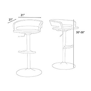 RST Brands Portofino Outdoor Bar Stool Patio Furniture Set, Espresso (IP-PEBS2-PORIII)