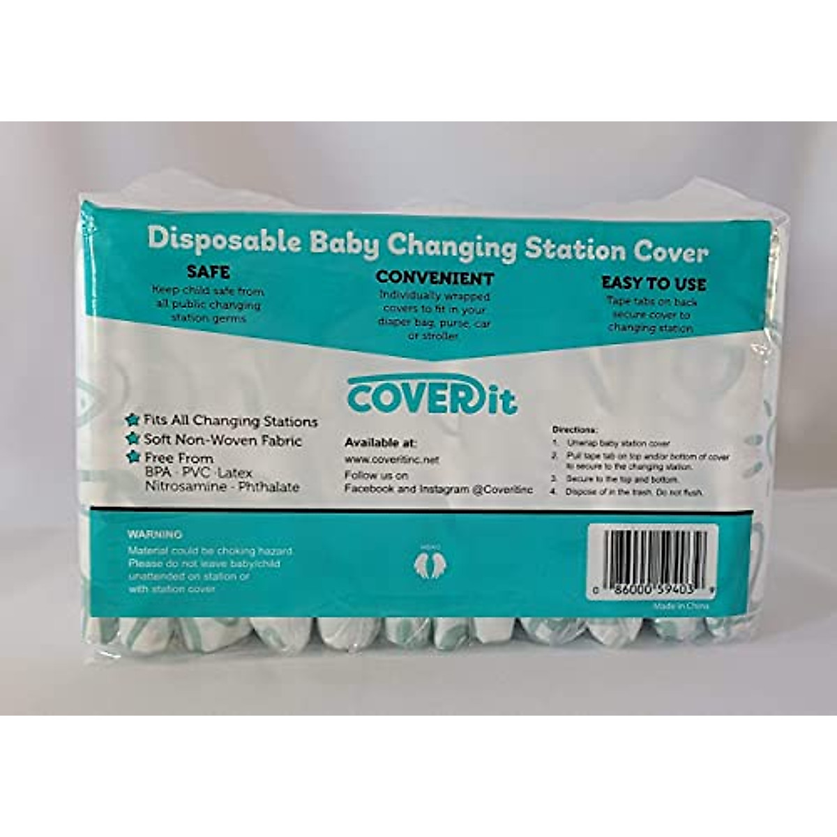Cover It, Inc Disposable Baby Changing Station Cover