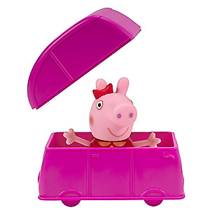 Peppa Pig Car Surprise Blind, 6 Pack - Collectible Mini Figures and Cars, Chosen at Random - Includes 1 Exclusive Mystery Figure Inside Each Pack – Toys for Kids - Amazon Exclusive