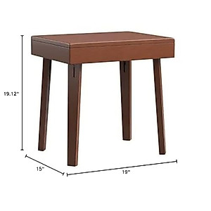 Meco Stakmore Occasional Folding End Table, Fruitwood
