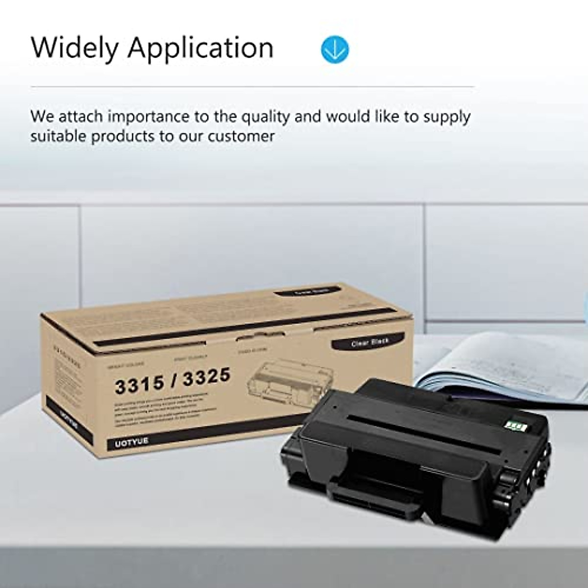 Workcentre 3315 3325 Toner Cartridge - UOTY 1 Pack Black High Capacity 106R02311 Toner Replacement for Xerox WorkCentre 3315 3325 3315DN 3325DN 3325DNI Printer