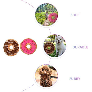 POPETPOP 2pcs Pet Plush Toys Dog pet Biting Toy Small Puppy chew Pet Supplies Teething Toys for Puppies Puppy Dental Toy Pet Plaything Puppy Toy Pet Chew Toy Sound Toy Filling pp Cotton