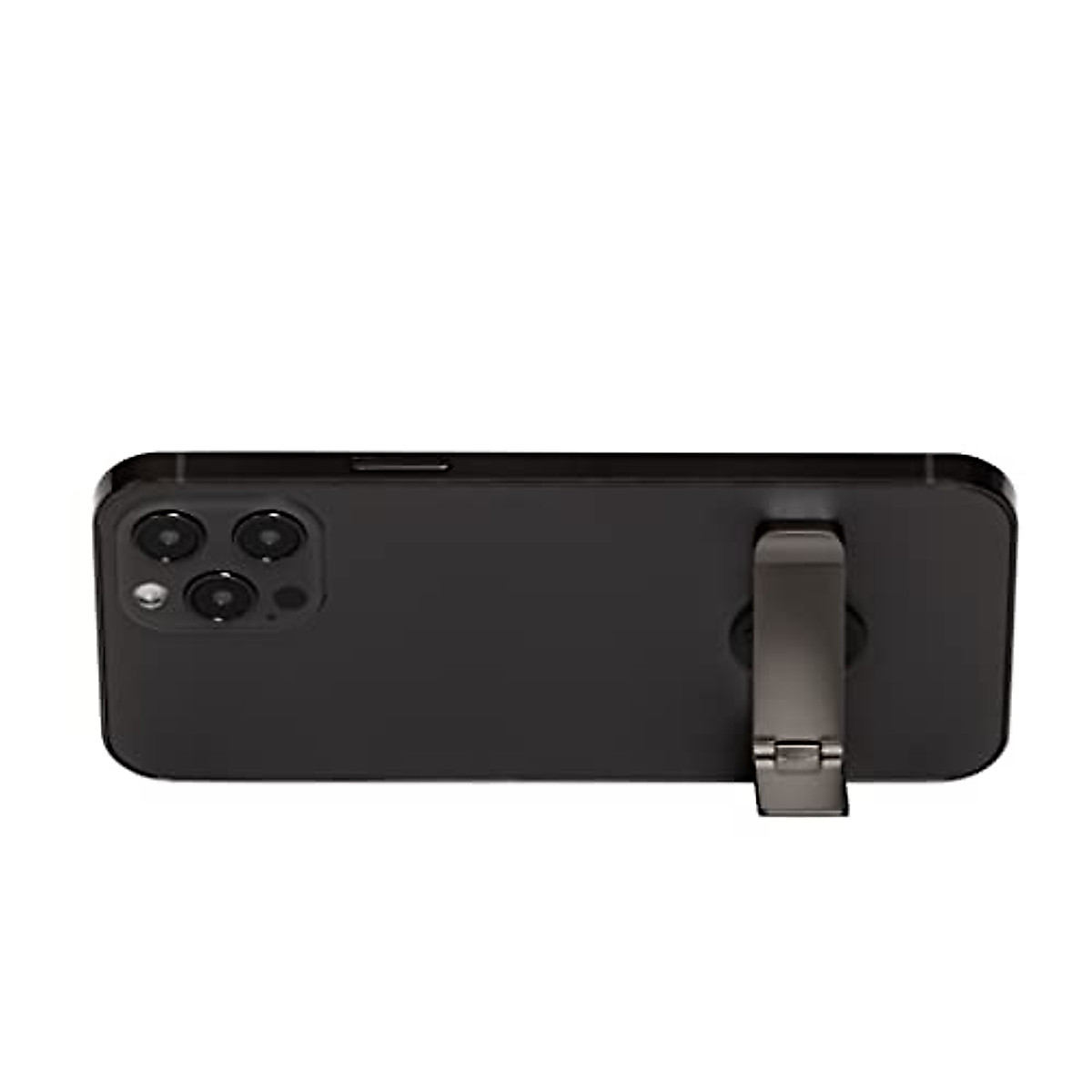 Rotating Phone Kickstand (Black) - Phone Holder for Desk - Adjustable Cell Phone Stand for Desk