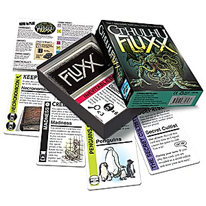 Looney Labs Cthulhu Fluxx Card Game - Dive into The Mysterious World of Cthulhu