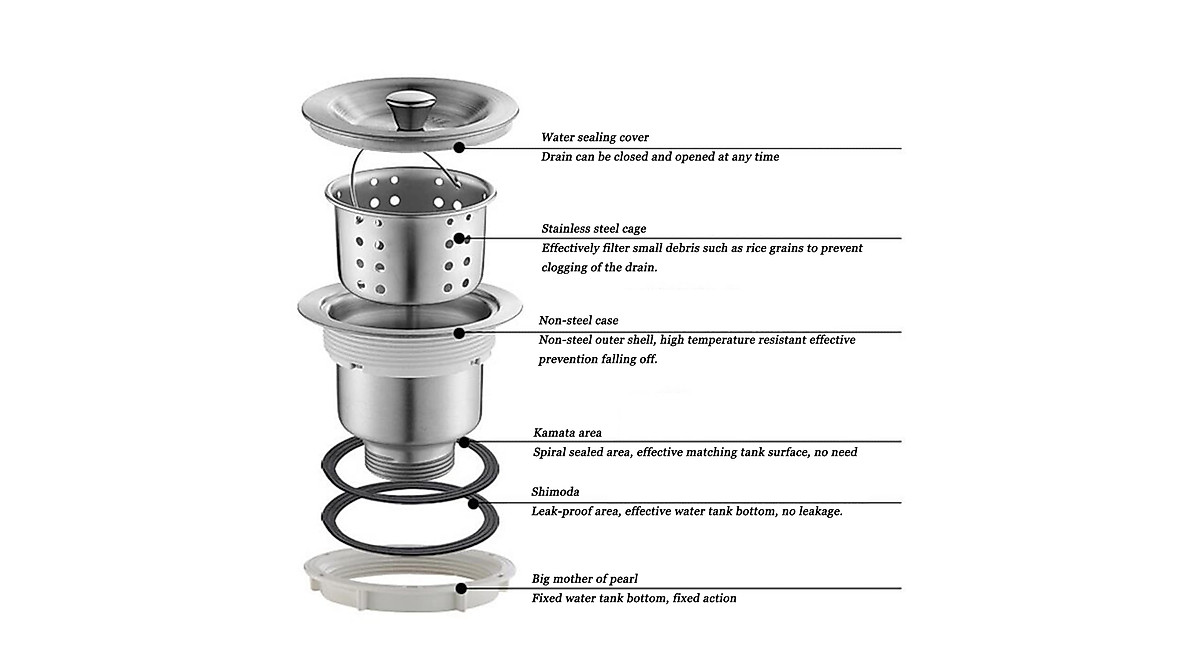 Stainless Steel Utility Sink, Single Bowl Commercial Kitchen Sink With ...