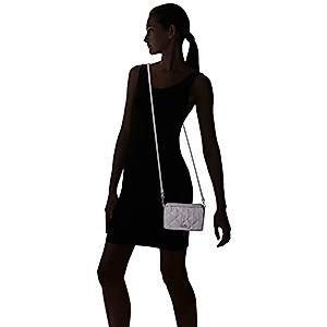 Vera Bradley Women's Performance Twill All in One Crossbody Purse With RFID Protection, Tranquil Gray, One Size