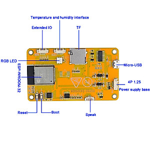 DIYmall 2.8'' ESP32 Module ESP32-2432S028R WIFI+BT Dual-core 240X320 Smart Display Screen LCD TFT Module ILI9341 Driver for Arduino IoT