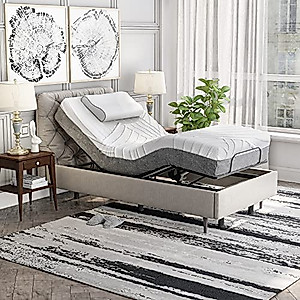 KOMFOTT 10 Inch Adjustable Bed Mattress Twin XL, 3D Transformable Cutting Mattress with Cool Gel Infused Memory Foam & Bamboo Charcoal Memory Foam, Mattress in a Box with CertiPUR-US Certified