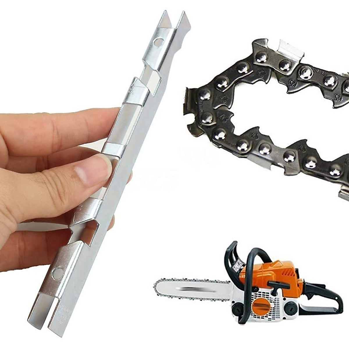 SIGOEC Patio, Lawn & Garden Depth Gauge Chainsaw Chain Guide Groove for 1/4” 3/8” P 0.325/Useful Outdoor Powertool Parts & Accessories