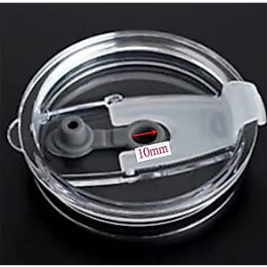 LAPXSNZD 30oz Tumbler Lids Cover Replacement 4 Pack Spill-proof Splash Resistant Travel Mug Lid Fits for 30oz YETI Rambler