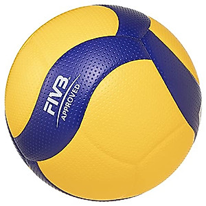 MIKASA V300W Volleyball, Blue, 5