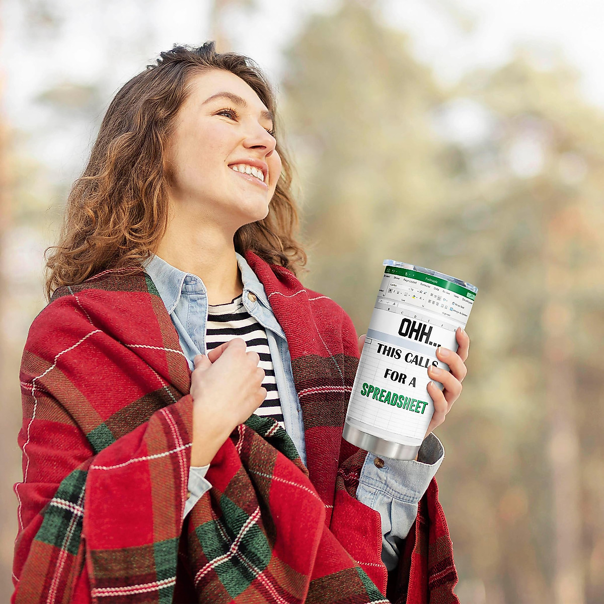 Pudmaple Excel Mug, Spreadsheet Mug, Accountant Gifts for Women/Men, Spreadsheets Gift Funny, This Calls for a Spreadsheet Mug, Excel Shortcut, Gifts for Accountant/CPA/CFO/Coworker Tumbler 20oz