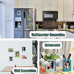 k Mini Photos Frame for Polaroid, Table Magnetic Picture Frames for Insta Mini Film, Fridge Magnetic Photo Frame, Picture Holders for Polaroid 3.3 x 2.1 inch
