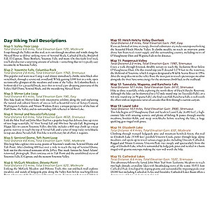 Yosemite National Park Day Hikes Map (National Geographic Topographic Map Guide, 1704)