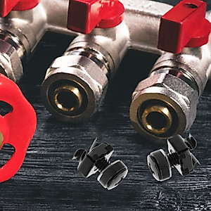 Server Rack Tools 50 Sets Cage Nuts and Screws Screws and Washers for Rack Mount Server Cabinet Rack Mount Server Shelves Black Tool Square Tool