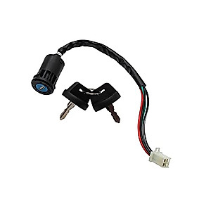 4 Wire Ignition Key Switch for 50cc 70cc 90cc 110cc 125cc Quad ATV 4 Wheeler Go Kart TaoTao Kazuma Sunl (Female Plug)