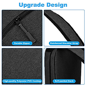 APDTEK Portable Oxygen Tank Backpack Holder for Size D (M-15), Comfortable Medical Oxygen Cylinder Backpack Bag with Durable Straps, Size JD (M-22) Oxygen Bag for Travel - Easy to Carry (Black)