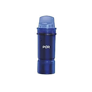PUR Water Pitcher & Dispenser Replacement Filter 1-Pack, Genuine PUR Filter, 3-in-1 Powerful Filtration for More Chemical & Physical Substance Reduction, Blue (CRF950Z1)