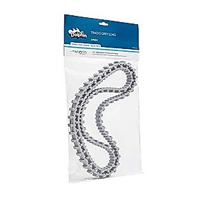 Dolphin Genuine Replacement Part — Durable, Multi-Surface Grey Tracks for Robot Traction and Movement (2PK) — Part Number 9985006-R2