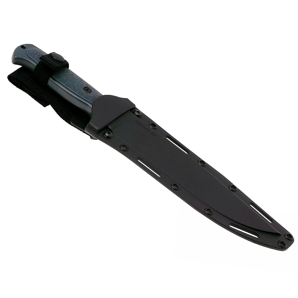 Cold Steel Drop Forged Survivalist 8" 52100 High-Carbon Steel Clip Point Fixed Blade EDC Tactical Hunting Utility Knife, 5" Ergonomic Handle, Weather-Resistant Secure-Ex Sheath