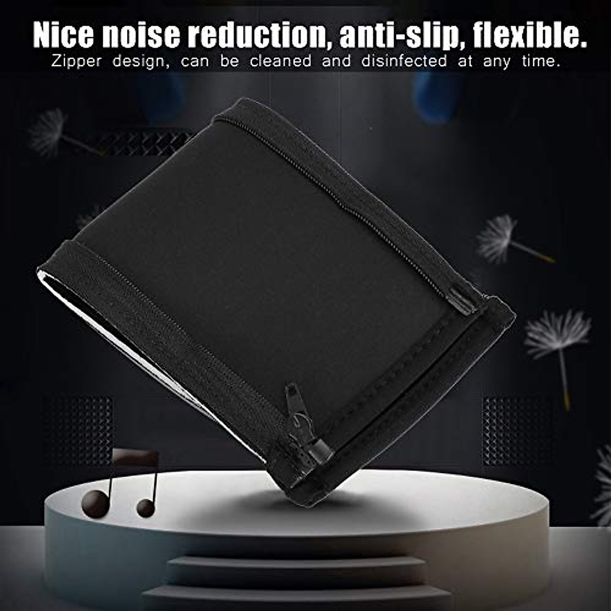 Headphone Headband Cover Headphone Pad Headband Replacement Headset Cushion Soft Earphone Pad Cover, Protect Headphone Beam, for Iron Triangle M50 Headphone (Black)