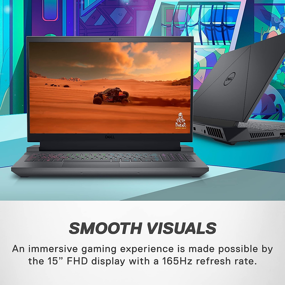 Dell G15 Gaming Laptop Computer, 15.6" FHD 120Hz Display, Intel 14-Core i7-13650HX(up to 4.9GHz), NVIDIA GeForce RTX 4050, 64GB DDR5 RAM, 2TB SSD, Webcam, Backlit Keyboard, Wi-Fi 6, Windows 11 Home