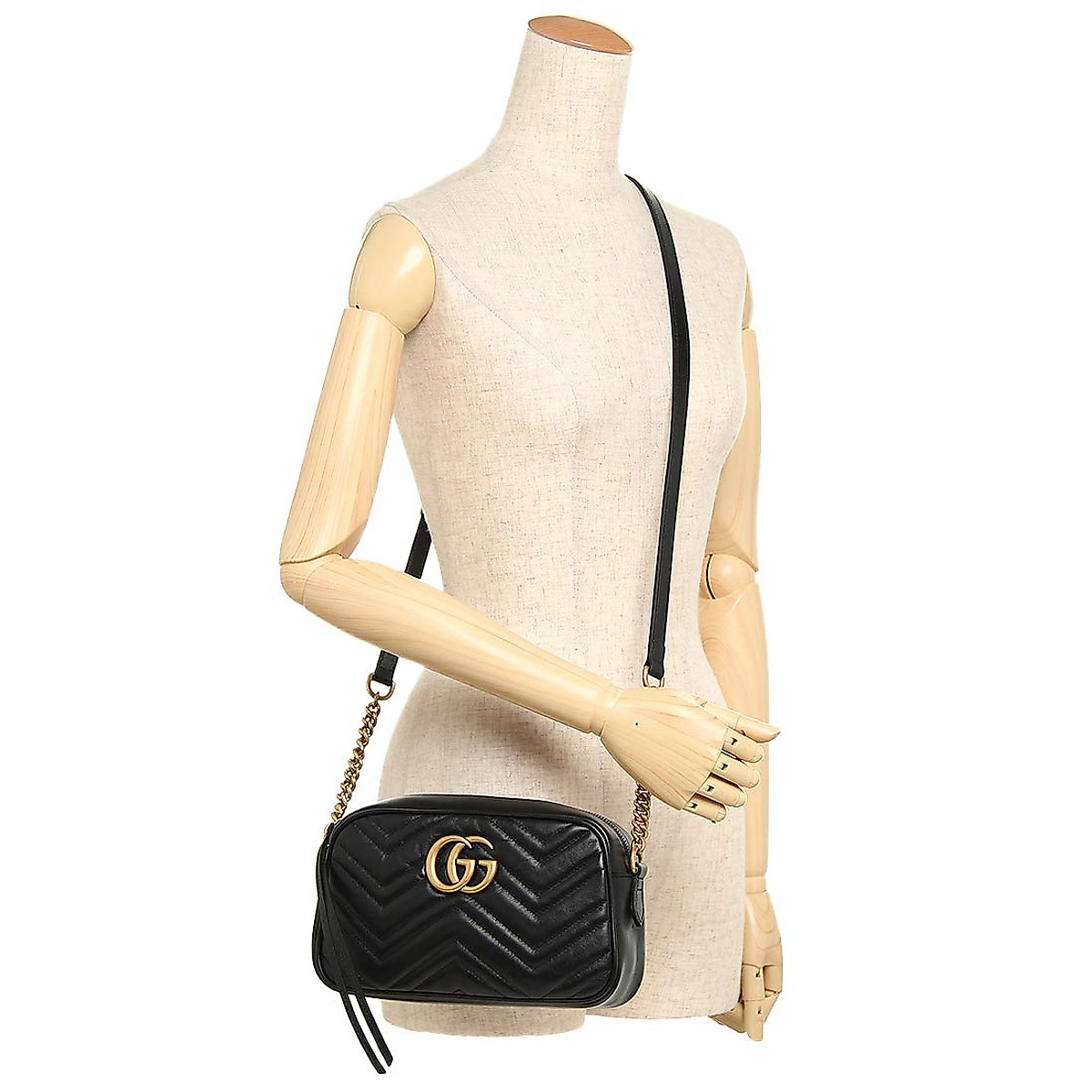 Gucci 447632 DTD1T Women's Shoulder Bag Marmont [Parallel Import], (1) NERO(1000)