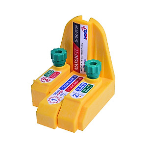 MICROJIG ‎FN12 Fitfinder 1/2 Gauge, Yellow & Matchfit DS-333 Dado Stop, Yellow