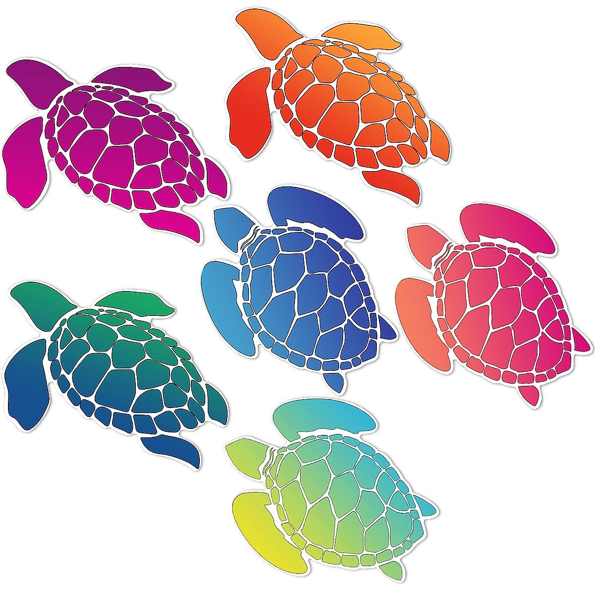 LEIFIDE 6pcs Cruise Door Decorations Magnetic Towel Animals Cruise Door Magnet Car Magnets Sticker Ocean Cruise Ship Door Decorations Funny Fridge Door Magnets Decor(Sea Turtle)