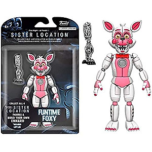 Funko Five Nights at Freddy's Funtime Foxy Articulated Action Figure, 5"