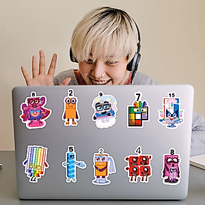 52pcs Animated TV Series Cartoon Deacls Stickers Pack | Anime PVC Waterproof Sticker for Adults Water Bottle Skateboard Scrapbook