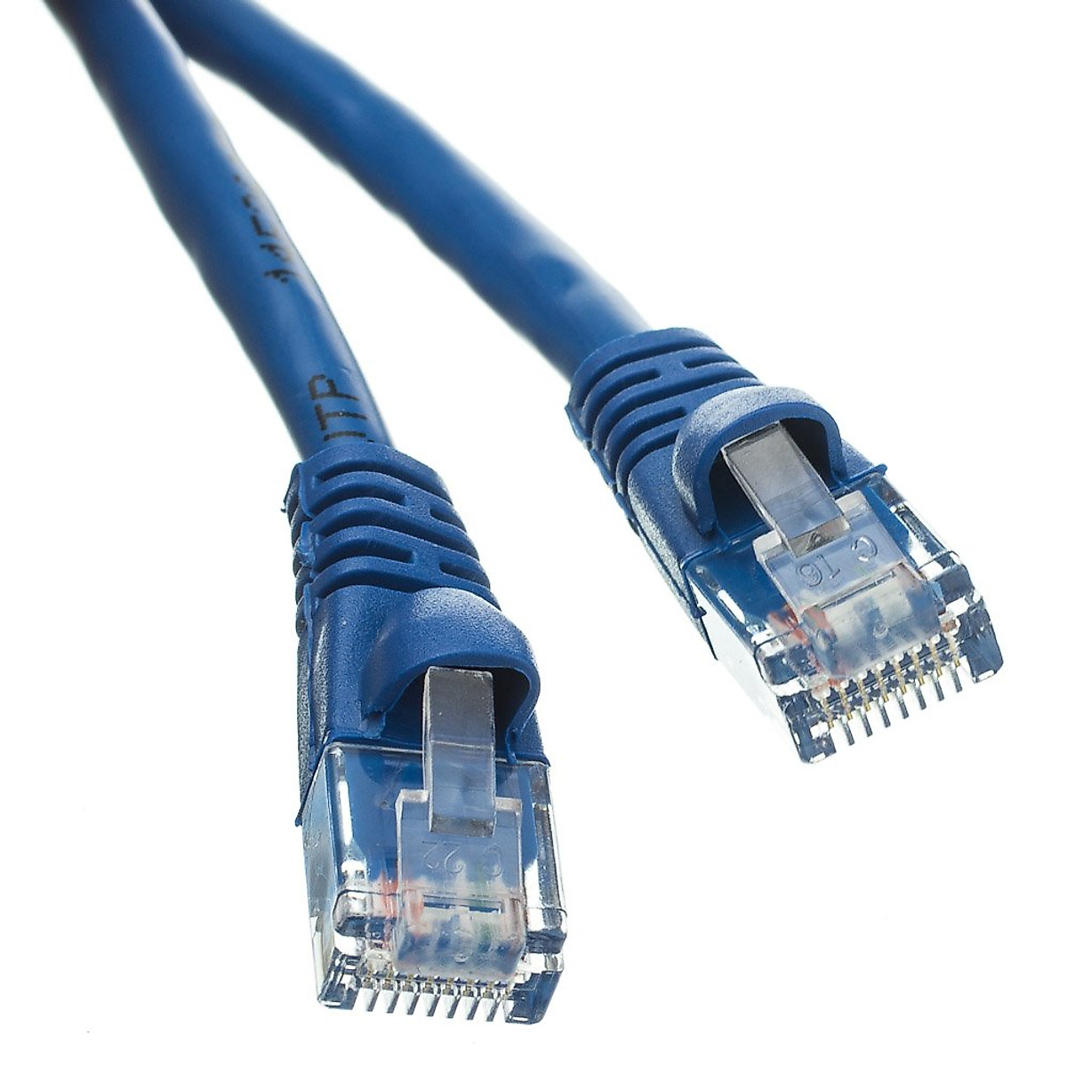 CABLYTIC (100 Pack Cat 6 Ethernet Cable 150 Feet Blue UTP Booted 150 FT Computer Network Cable, Internet Cable, Cat 6 Cable