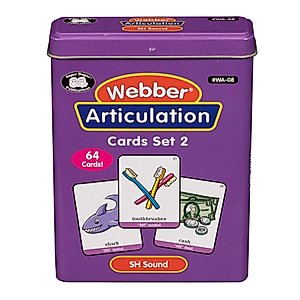 Super Duper Publications | Articulation SH Sound Fun Deck | Vocabulary and Language Development Flash Cards | Educational Learning Materials for Children
