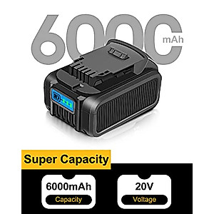 Compatible with Dewalt 20V Battery and Charger Combo 1Pack Replacement for Dewalt 20V Battery Charger DCB112 Fit for Dewalt 12V/20V Battery and 20V Tools