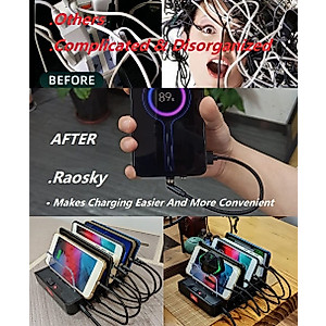Raosky Magnetic Charging tips (iPios Tips) 7pack,just Magnetic tips (iProduct tips),without USB Cables& Non-Data,Compatibility for iOS-SmartSeries