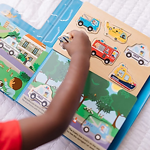 Melissa & Doug Book & Puzzle Play Set: On The Farm