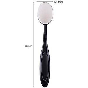 UNIMEIX 5 Pack Blending Brushes for Card Making Blending Tools for Drawing Blending Brush Blender（Size 3, 1.18" Brush Head, Black）